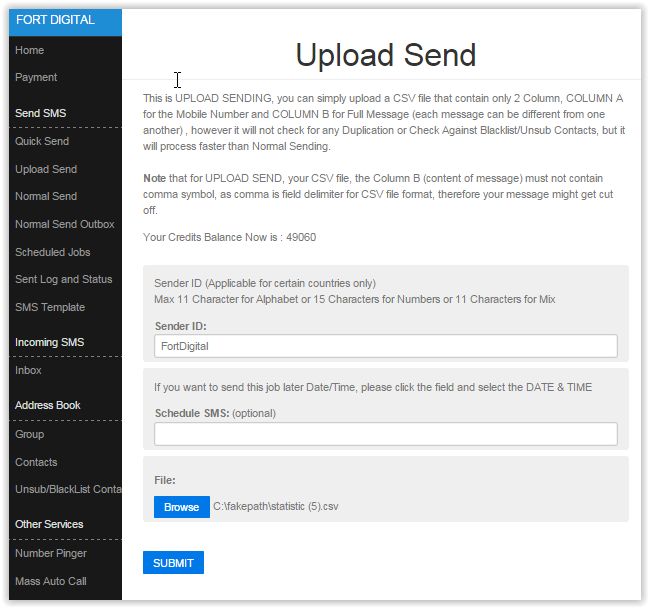 SMS Services (Web+API) All Purposes – Fort Digital Pte Ltd – SMS, OTP ...