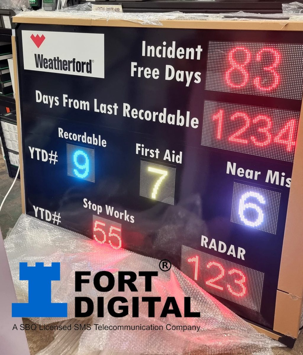 Custom Made LED Board – Fort Digital Pte Ltd – SMS, OTP, API, WhatsApp ...